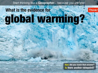 Start Thinking Geography! | PDF
