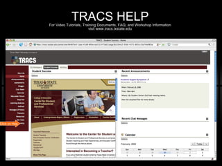 TRACS Training | PPT | Email | Internet