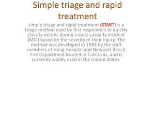 Start triage | PPTX