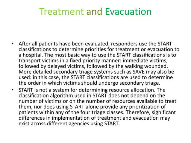 Start triage | PPTX