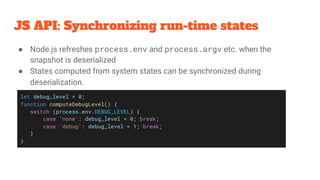 Startup Snapshot in Node.js