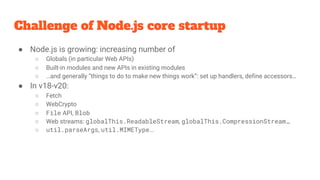 Startup Snapshot in Node.js