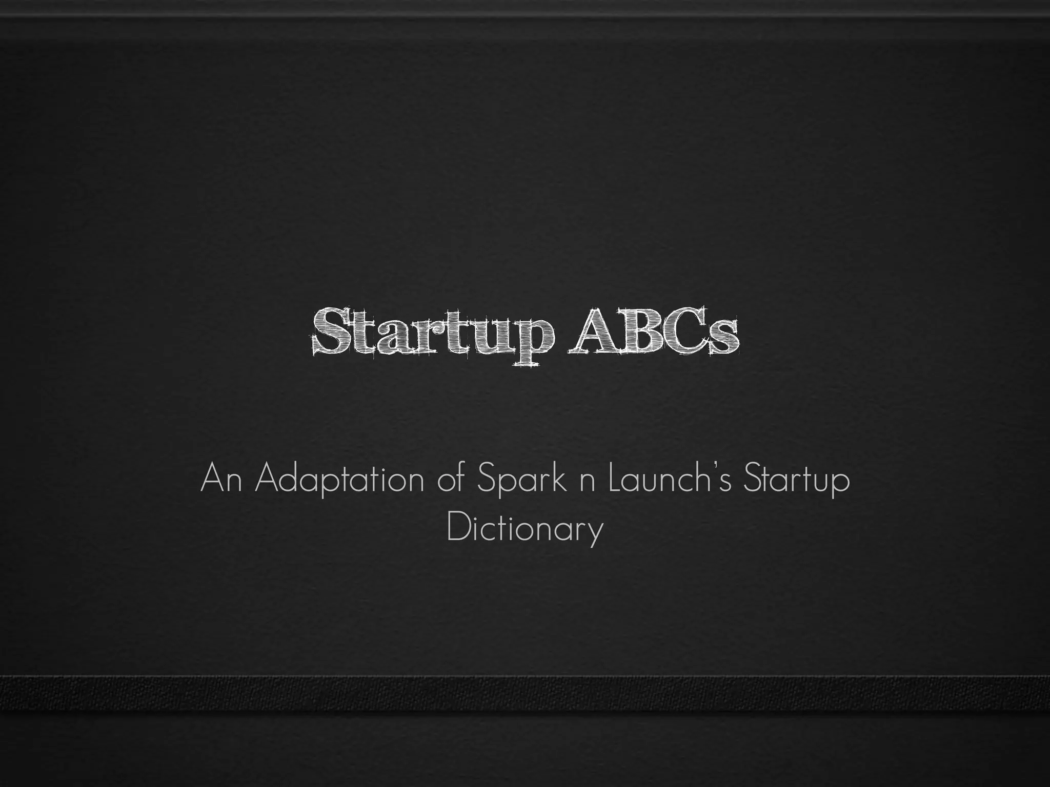 Startup ABCs | PDF