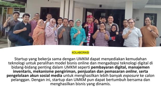 Startup adalah Solusi untuk menuju indonesia emas | PPT