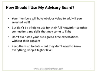 Startup Advisory Boards | PPTX