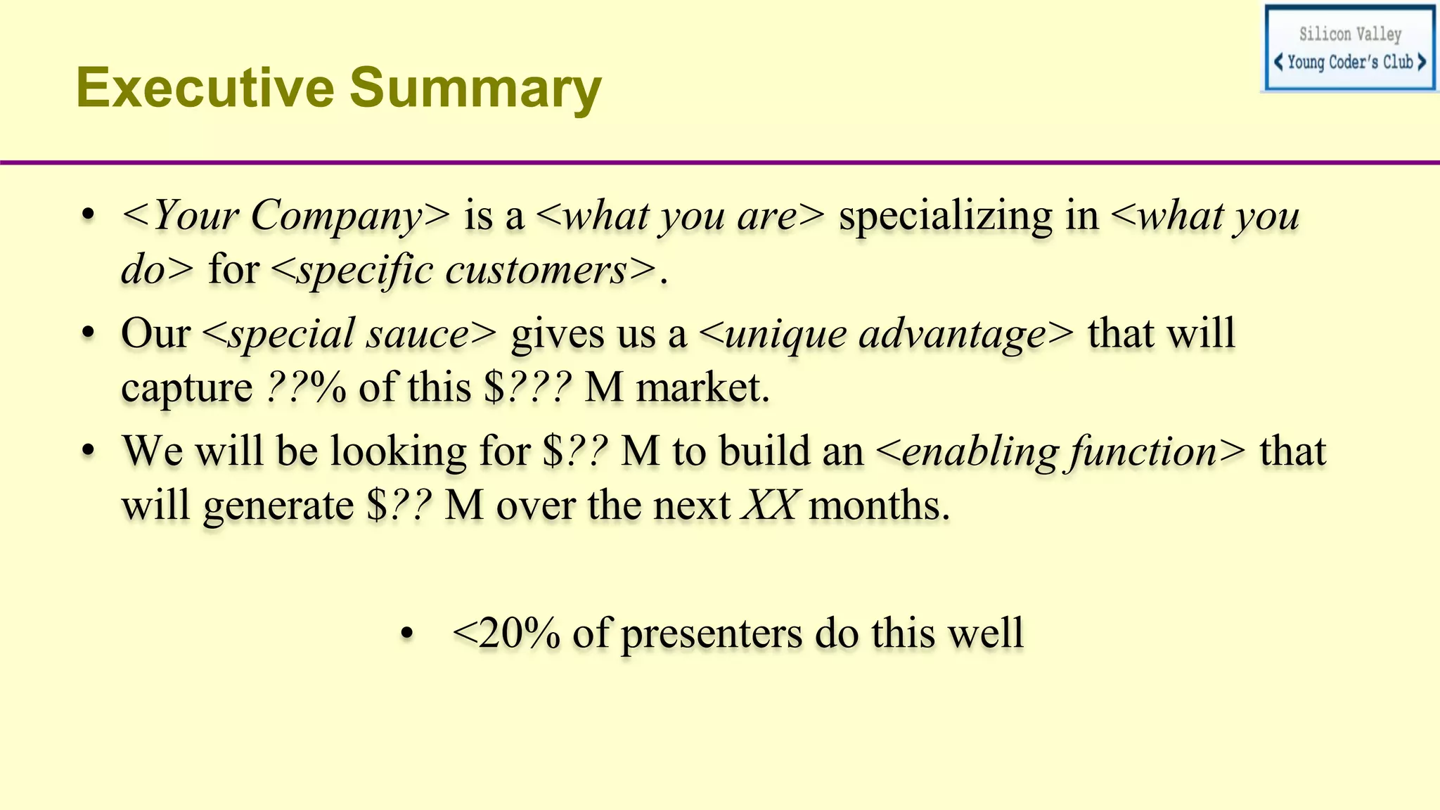 Startupbootcamp business-plan-template | PPT