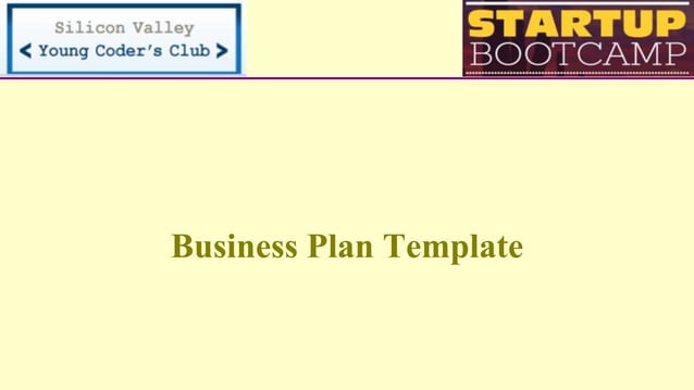 Startupbootcamp business-plan-template | PPT