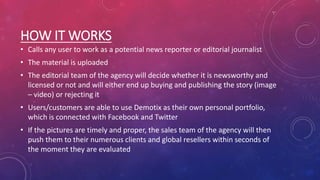Demotix | PPTX | Media Industry | Industries