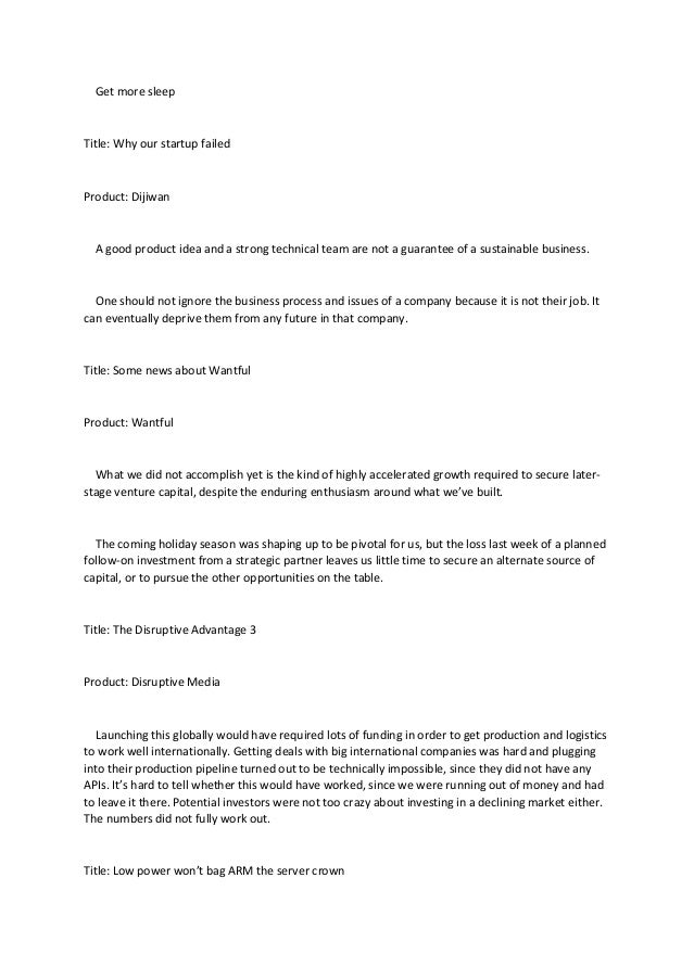 Startup failure post mortems 2016 update 3 (08-Nov-2016)