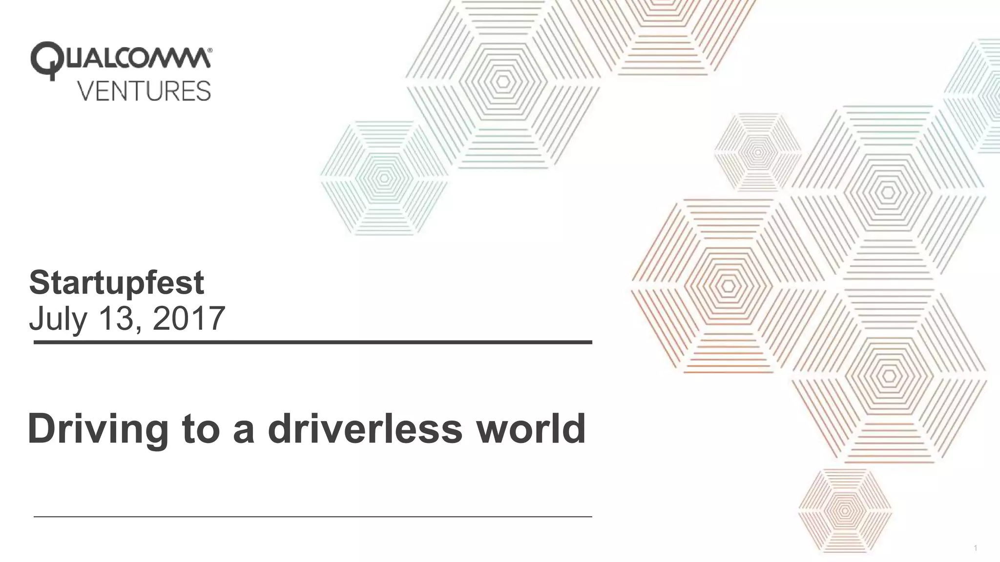 Startupfest 2017: Varun Jain (Qualcomm Ventures) | PPT