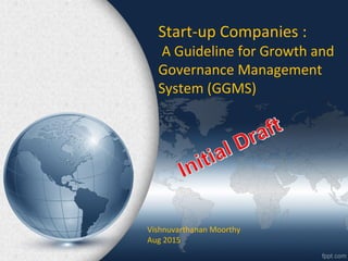 Start-Ups Growth and Governance Management System | PPT