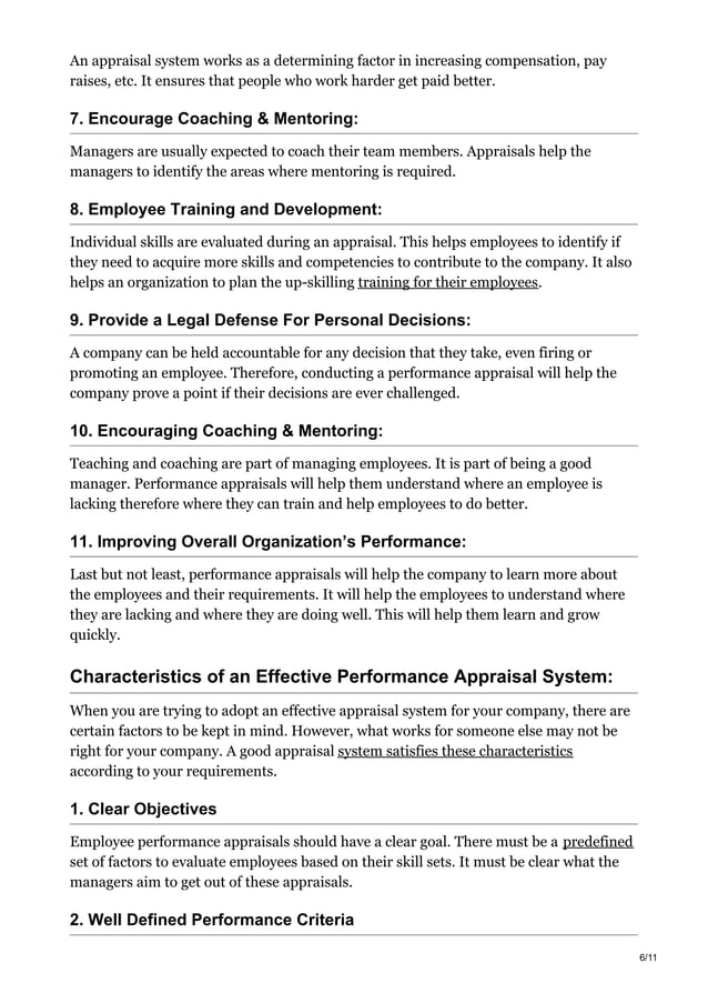 Performance Appraisal in HRM Methods Pros & cons in 2020 | PDF