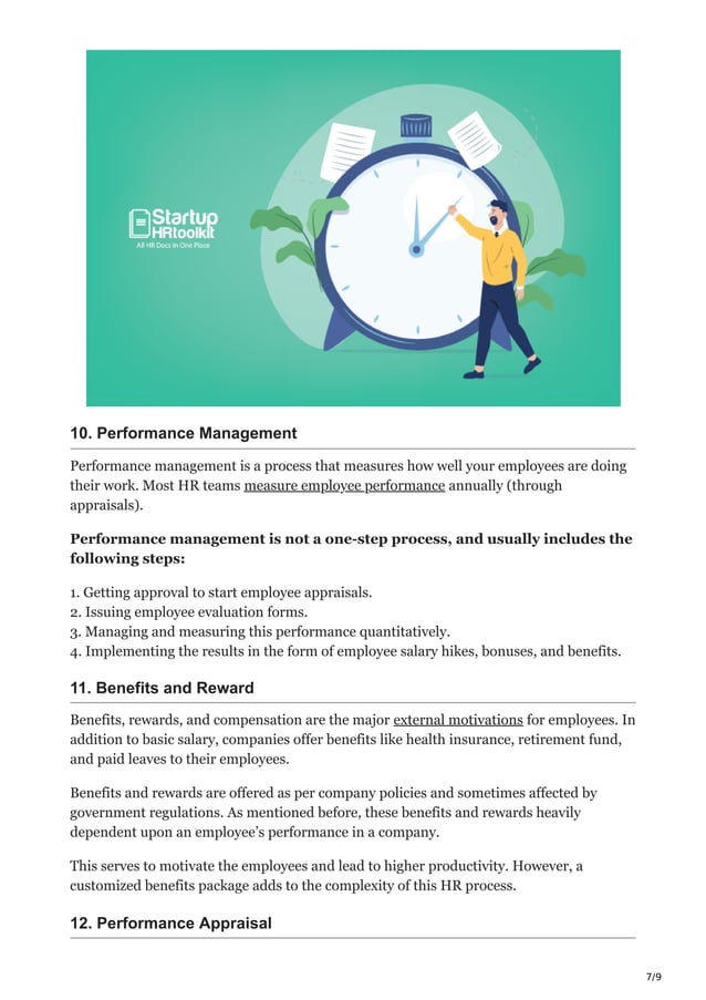 HR Process - 14 Key HR Processes | PDF | Human Resources | Business