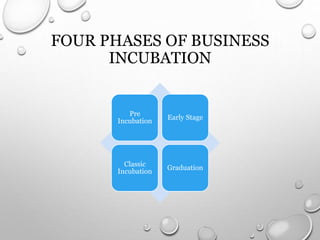 Startup incubators | PPTX