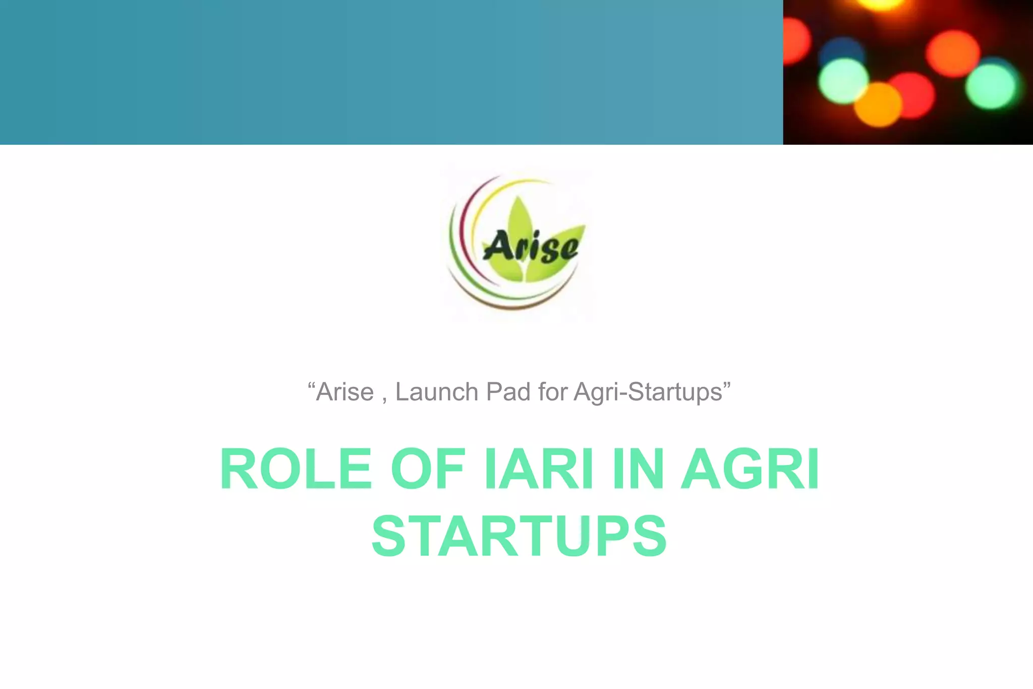 Startup india agri start-ups | PPTX