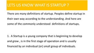 Startup india microsoft | PPTX