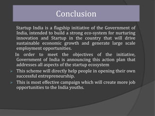 Startup india standup india | PPTX