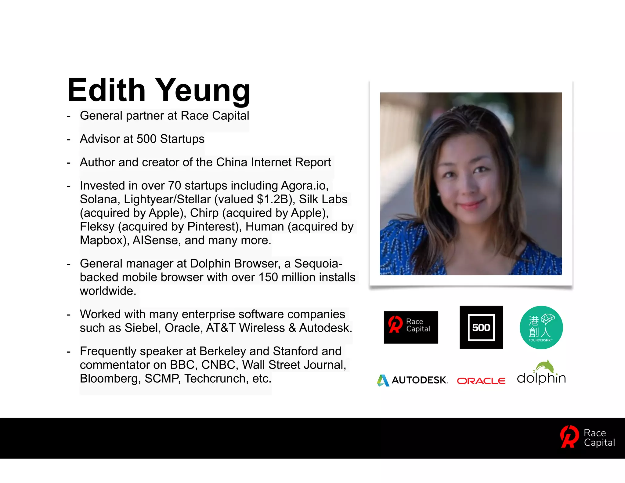 Startup Investing 101 for Angels with FoundersHK | Edith Yeung | PDF