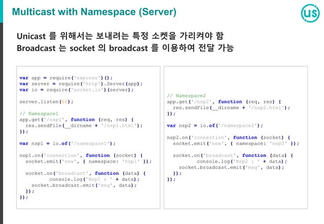 Startup JavaScript 9 - Socket.IO 실시간 통신 | PPT