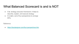 Startup KPIs and Balanced Scorecard | PPTX