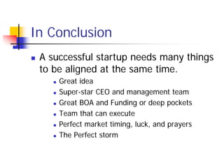 Startup Lessons J M 1 | PPT