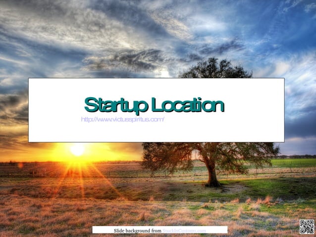 Startup location | PPT