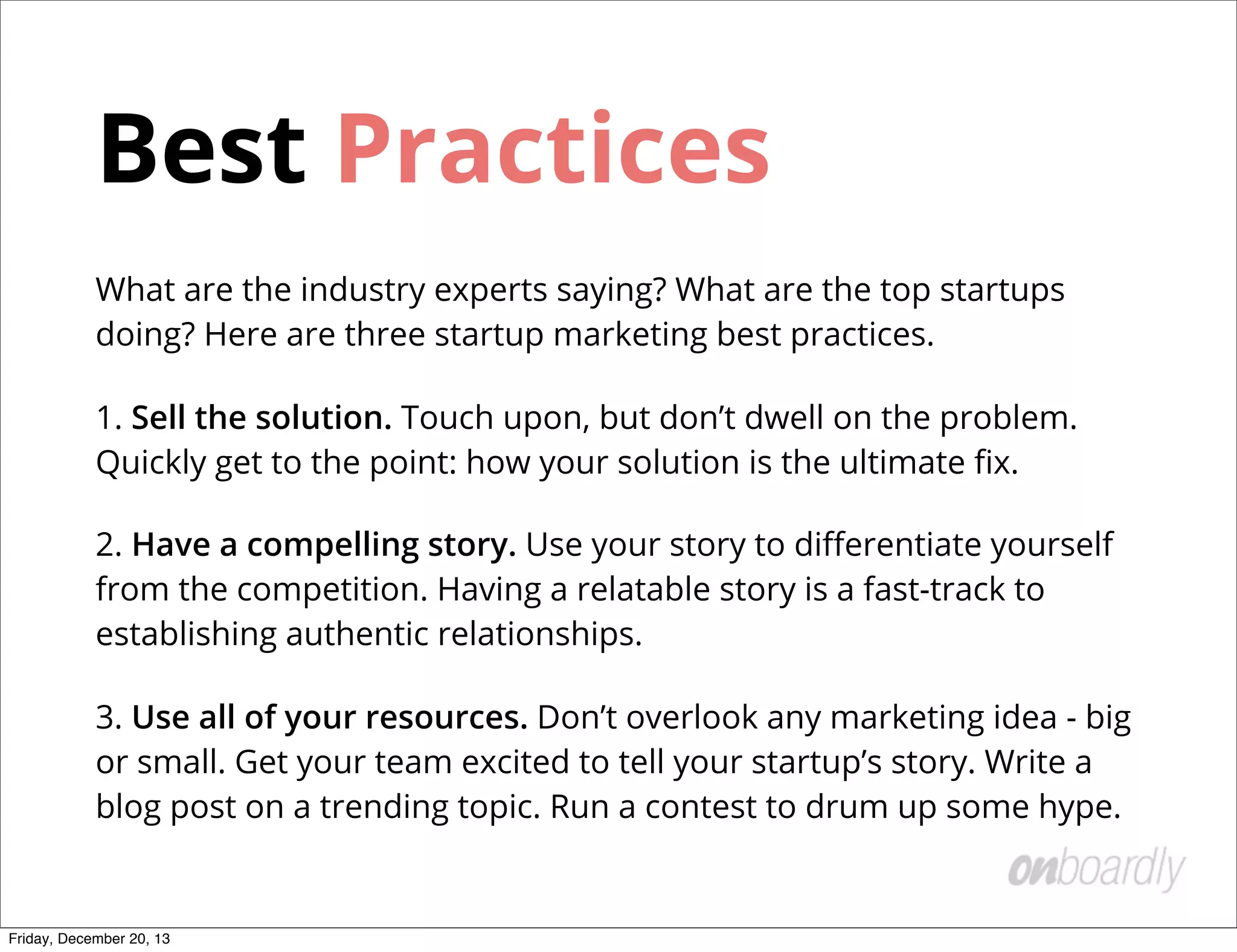 The Ultimate Guide to Startup Marketing | PDF