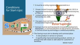 Startups in India | PPTX