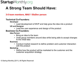 Startup Monthly Entrepreneurship School | PPTX