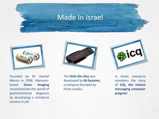 ISRAEL Startup nation | PDF