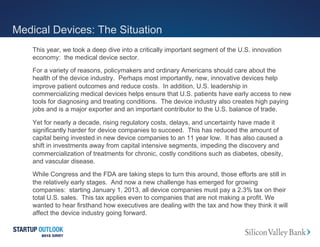 Startup Outlook 2013: The Impact of the Medical Device Tax on US ...
