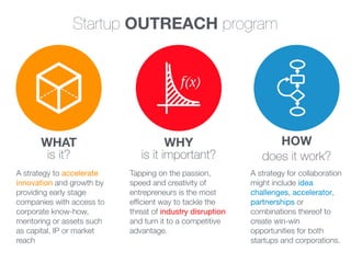 Startup outreach | PDF