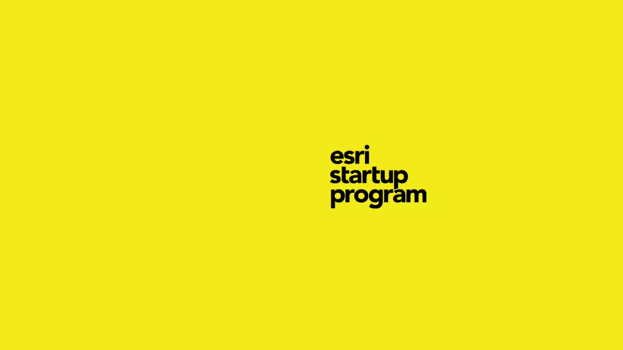 The Startup Programme Smart Development Esri Uk Annual Conference 2017 Ppt 