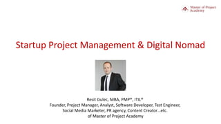 Startup project management | PPTX