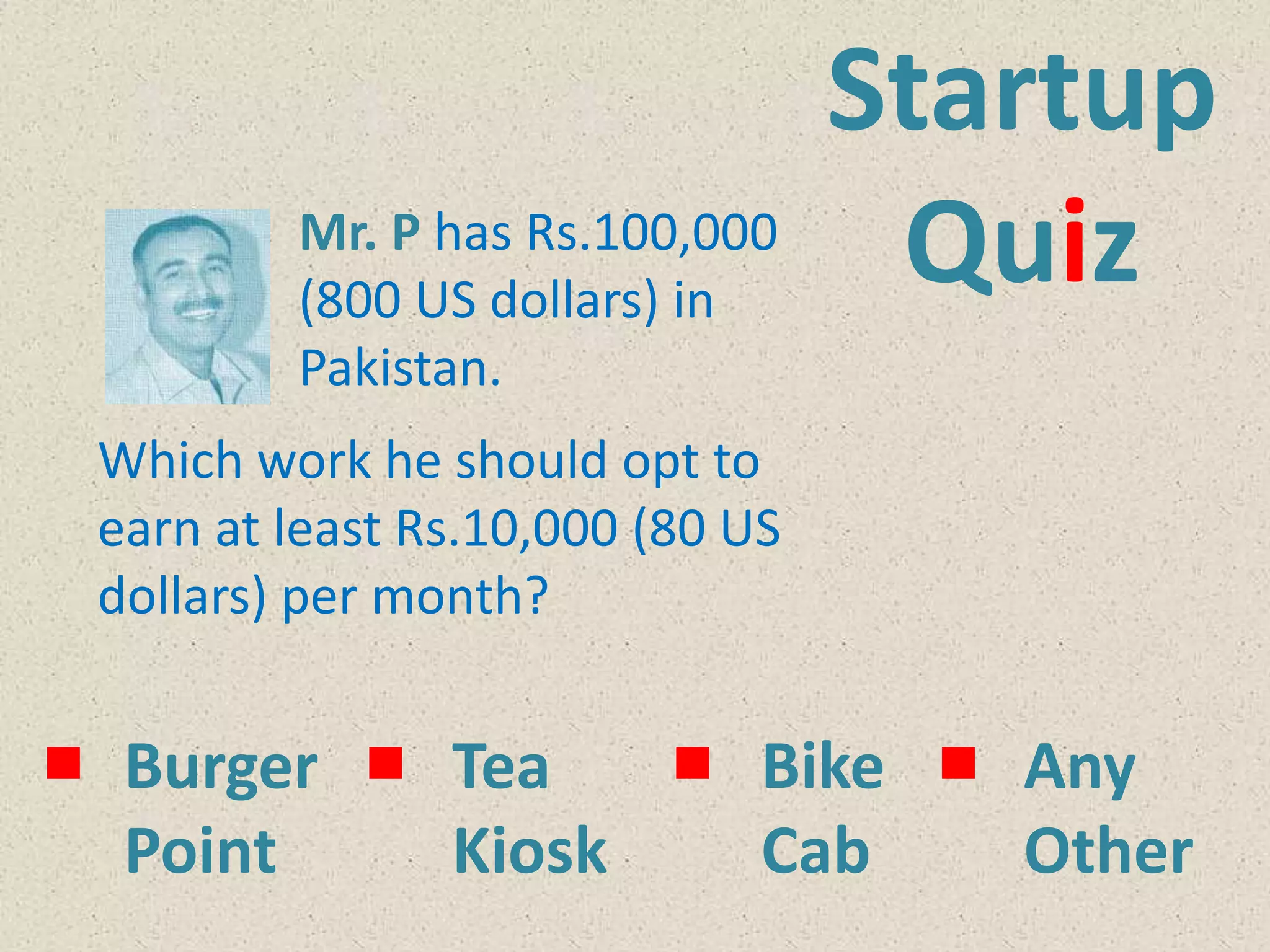 Startup Quiz | PPT