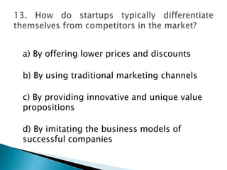 Start Up Quiz Based on Questions related to start ups.pptx
