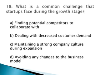 Start Up Quiz Based on Questions related to start ups.pptx