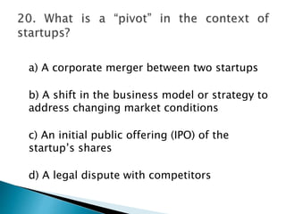 Start Up Quiz Based on Questions related to start ups.pptx