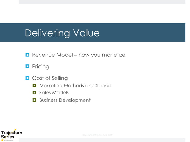 Startup Revenue Models, Pricing and Enterprise Value | PPT