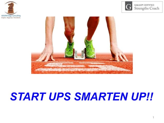 Startups smarten up | PPTX