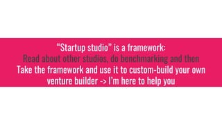 Startup studio fundraising fundamentals | PDF