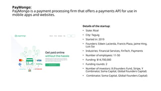 Startup presentation for Mapping Ecosystem | PPTX