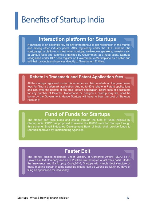 Startups What & How by Bharat Thakkar | PDF | Startups | Business