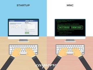 Startup vs Mnc | PPT