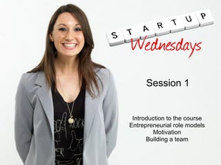 Startup Wednesday 1: Introduction & Team Building | PPT | Startups ...