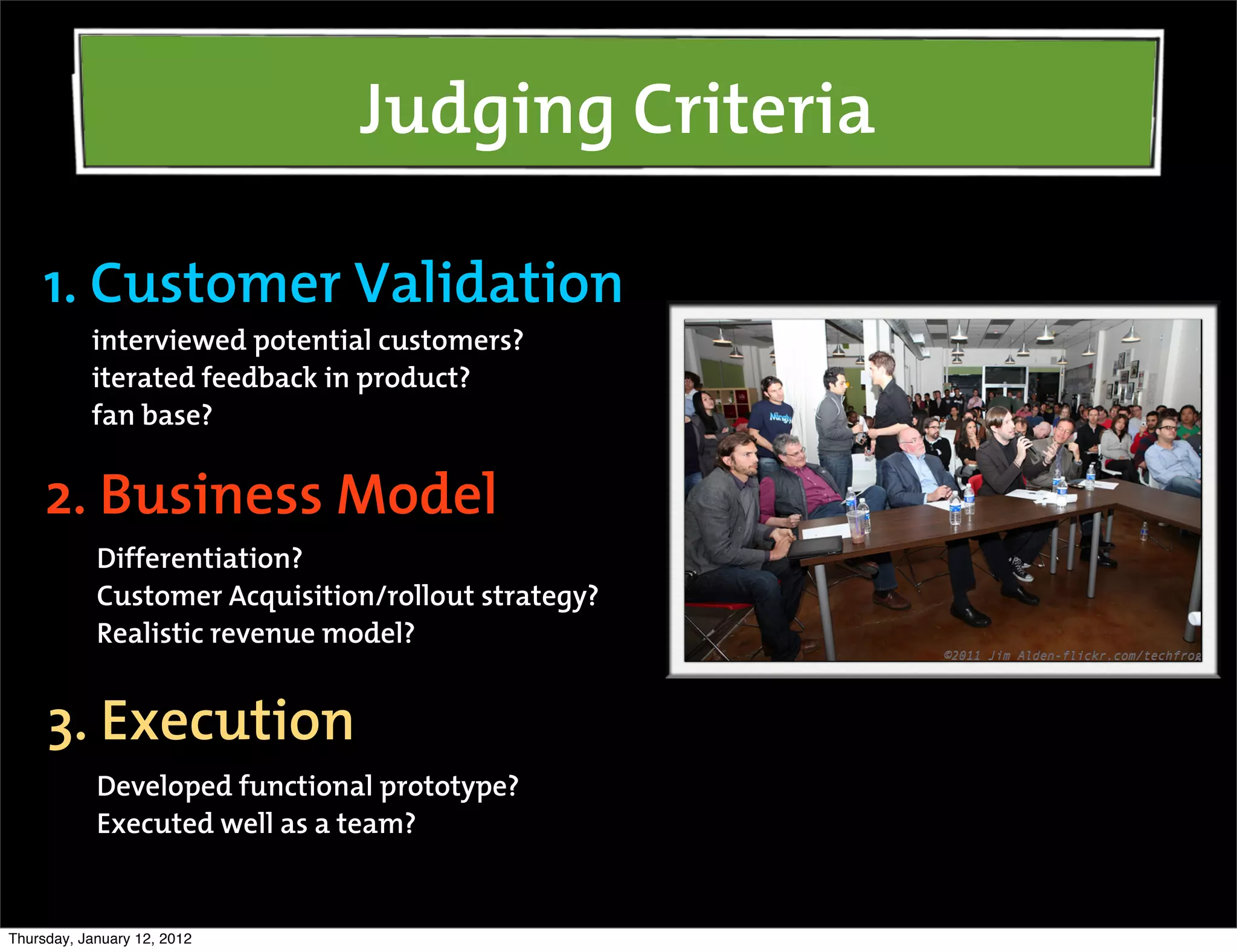 StartupWeekend slide deck | PDF