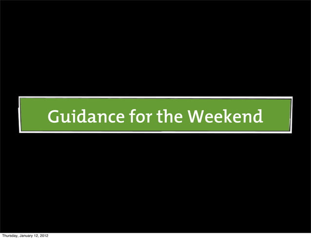 StartupWeekend slide deck | PPT