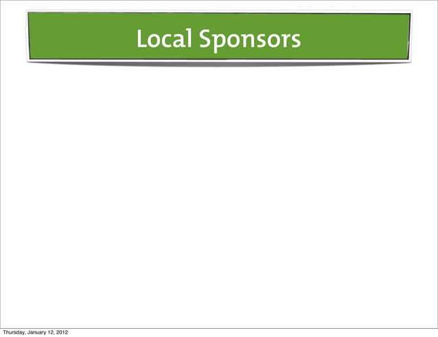 StartupWeekend slide deck | PPT