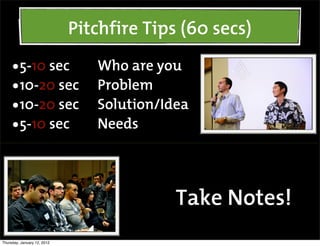 StartupWeekend slide deck | PPT