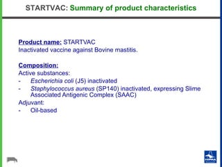 Startvac mechanism of action | PPT | Chemistry | Science